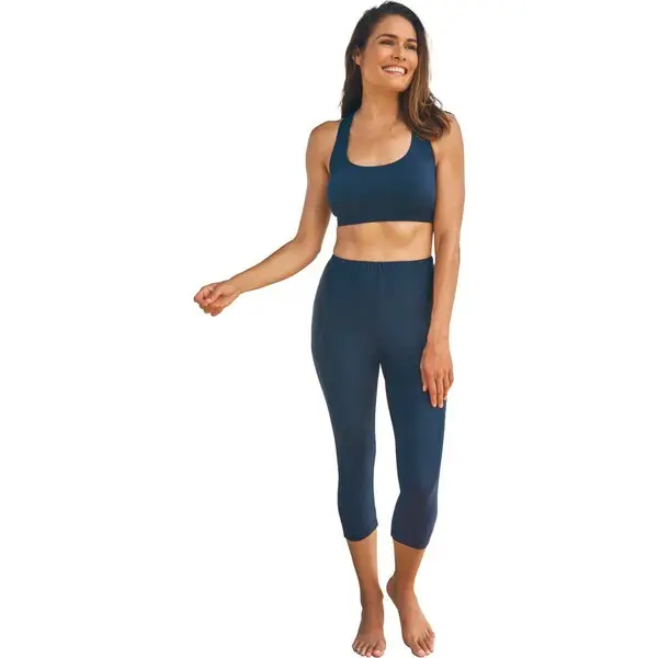 SWIM 365 Scoop Neck Swim Bra - Navy