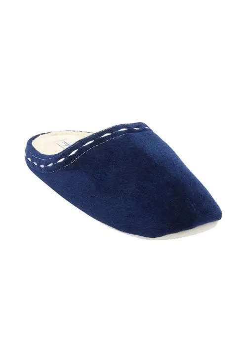 COMFORTVIEW Stitch Clog Slipper - Evening Blue