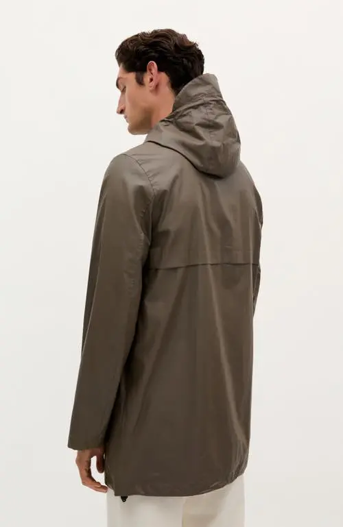 SCALPERS Waterproof Resin Cotton Parka - Brown