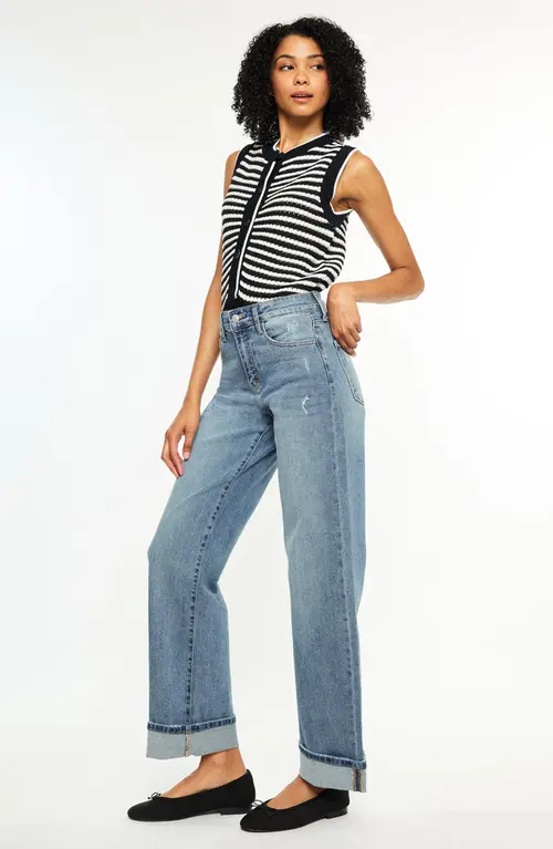 KANCAN High-rise Wide Leg Jeans