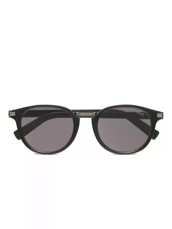 Zegna Round Frame Sunglasses - Grey