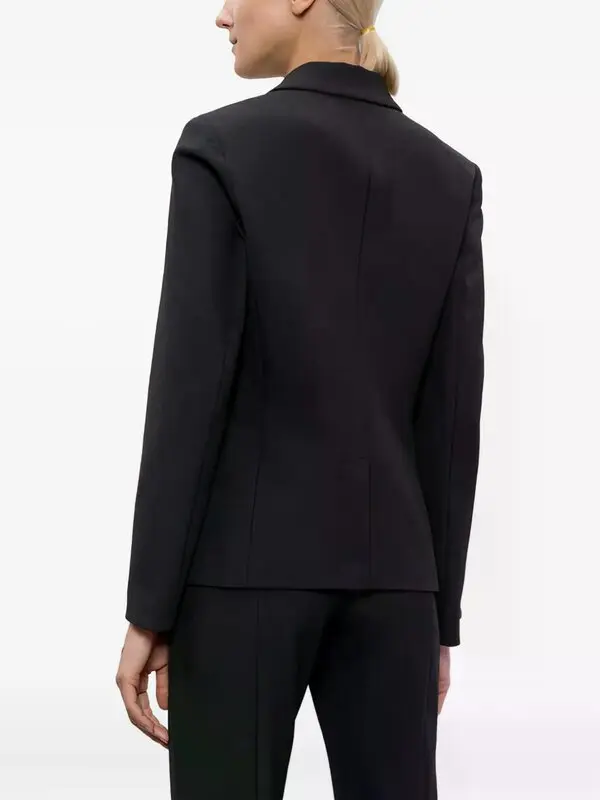 Peserico Single-breasted Blazer - Black