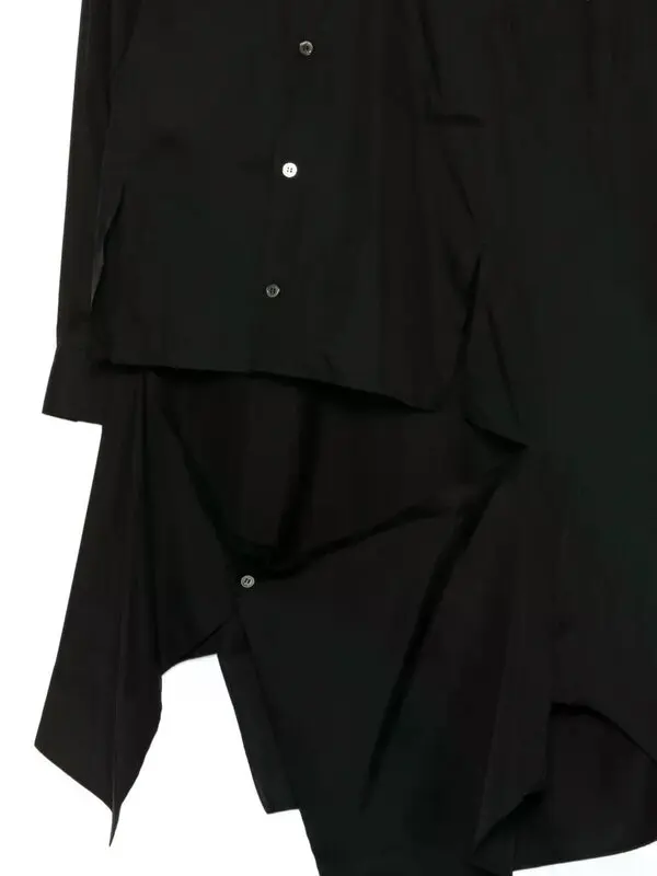 Comme Des Garçons Cut-out Cotton Shirt