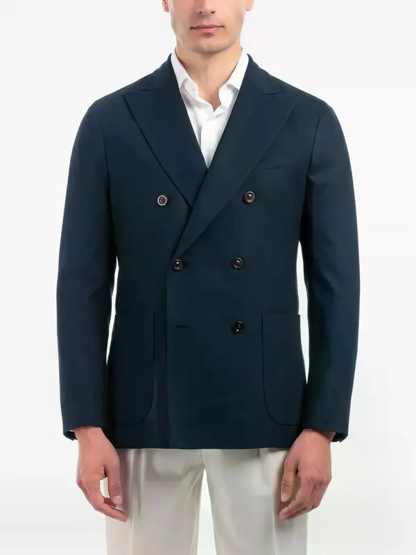 Boglioli Peak-lapel Double-breasted Blazer
