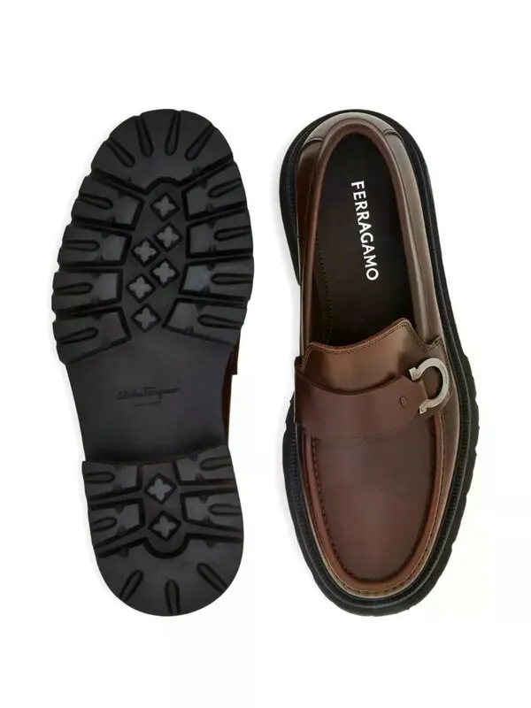 FERRAGAMO Gancini Buckle Loafers