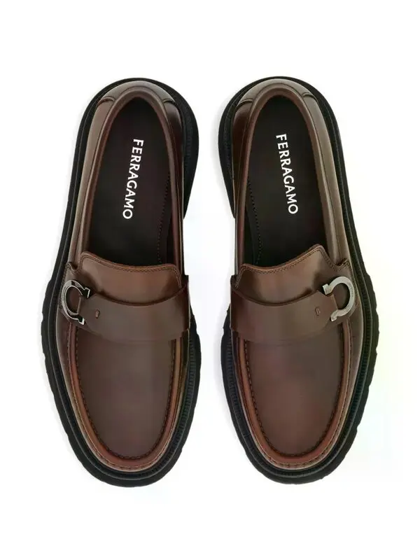 FERRAGAMO Gancini Buckle Loafers
