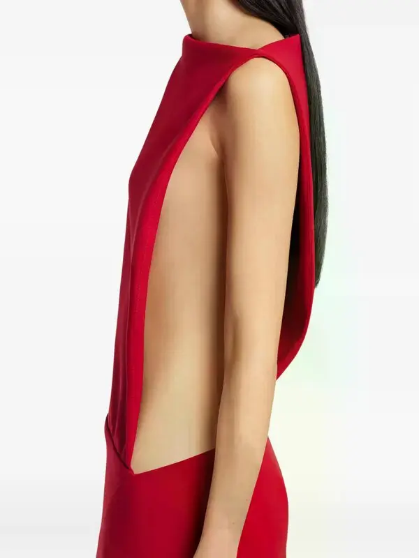 COURREGES Oblique Panelled Mini Dress
