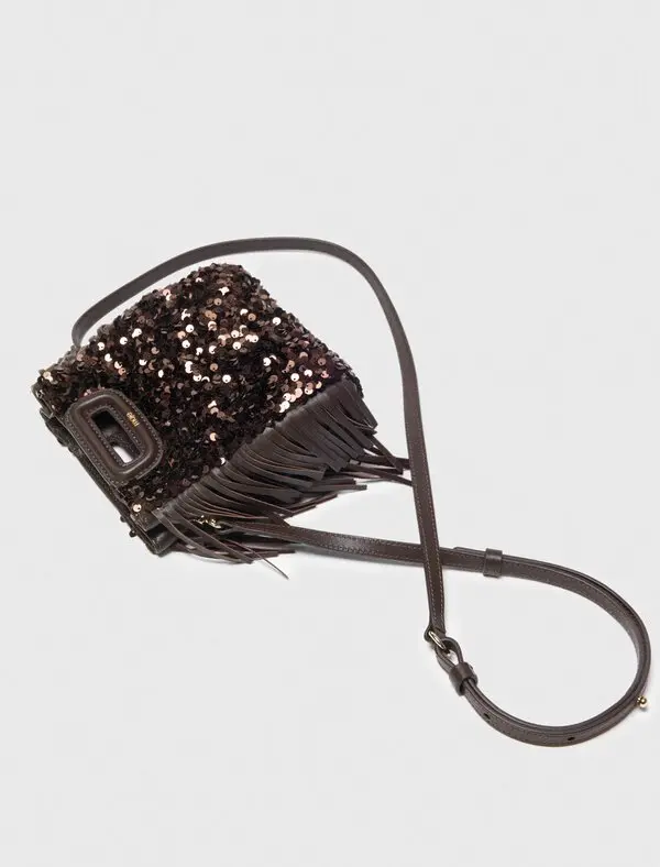 Maje Sequin M Mini Bag
