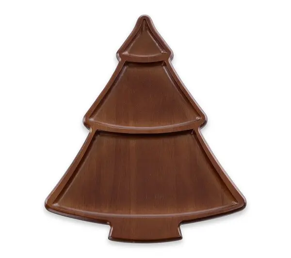 TOSCANA Christmas Tree Sectioned Serving Board Tray