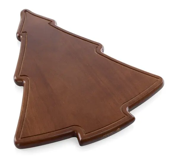 TOSCANA Christmas Tree Sectioned Serving Board Tray