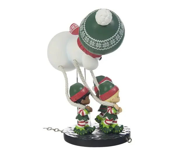 PRECIOUS MOMENTS Elves Snowman Balloon