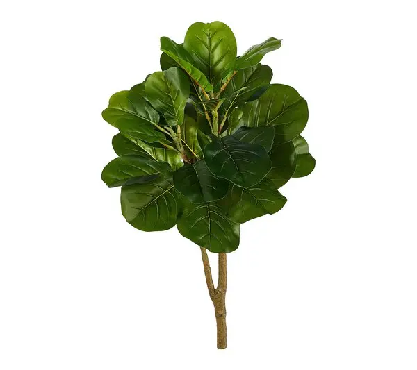 NEARLY NATURAL 2.5' Fiddle Leaf Fig Artificial Ree, No Pot - One-color