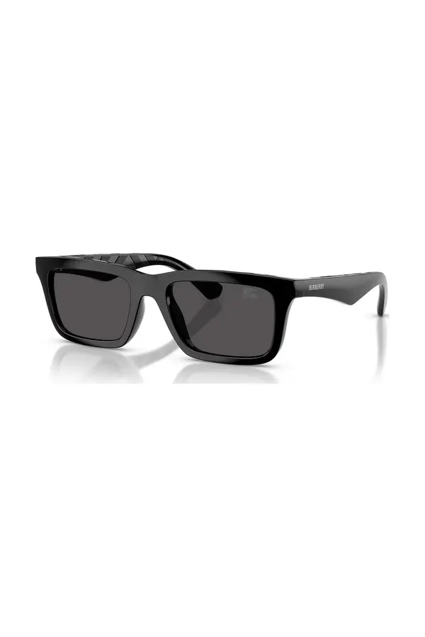 Burberry Rectangle Full Rim Sunglasses - Black