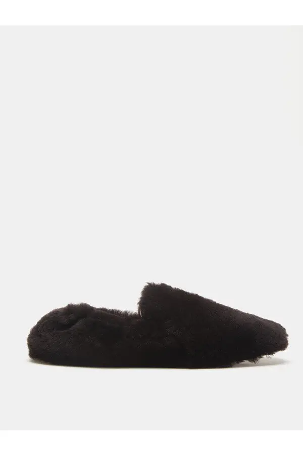 Le Monde Beryl Orlando Shearling Moccasin - Chocolate