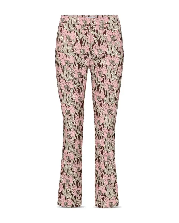 Veronica Beard Floral Kick Flare Pants