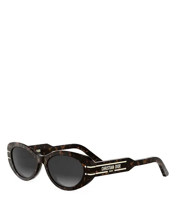 Dior Butterfly Sunglasses, 53 Mm - Brown Havana/smoke