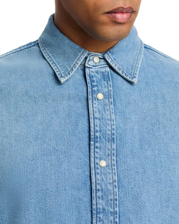 FRAME Relaxed Fit Denim Shirt - Suntrace