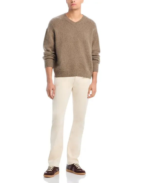 FRAME Brushed Cashmere V-neck Sweater