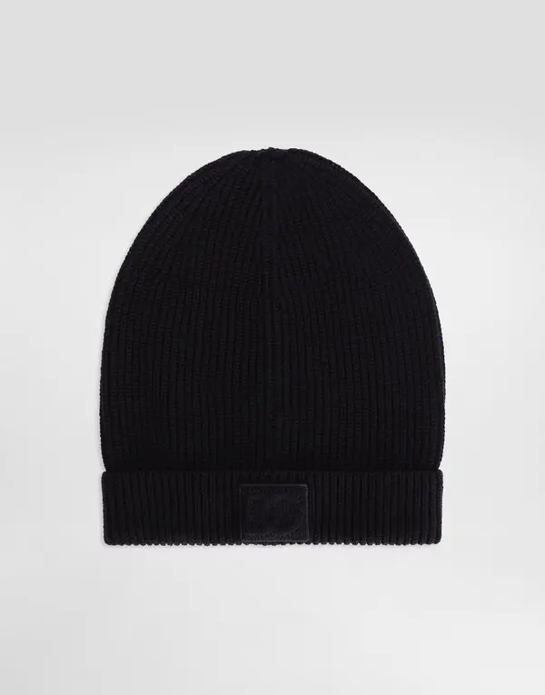 Dolce & Gabbana Knitted Wool Beanie - Blue