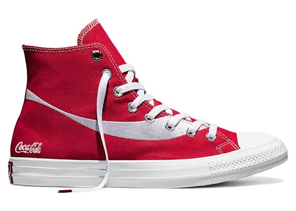 CONVERSE Chuck Taylor All Star Hi Sneakers - Racing Red/white