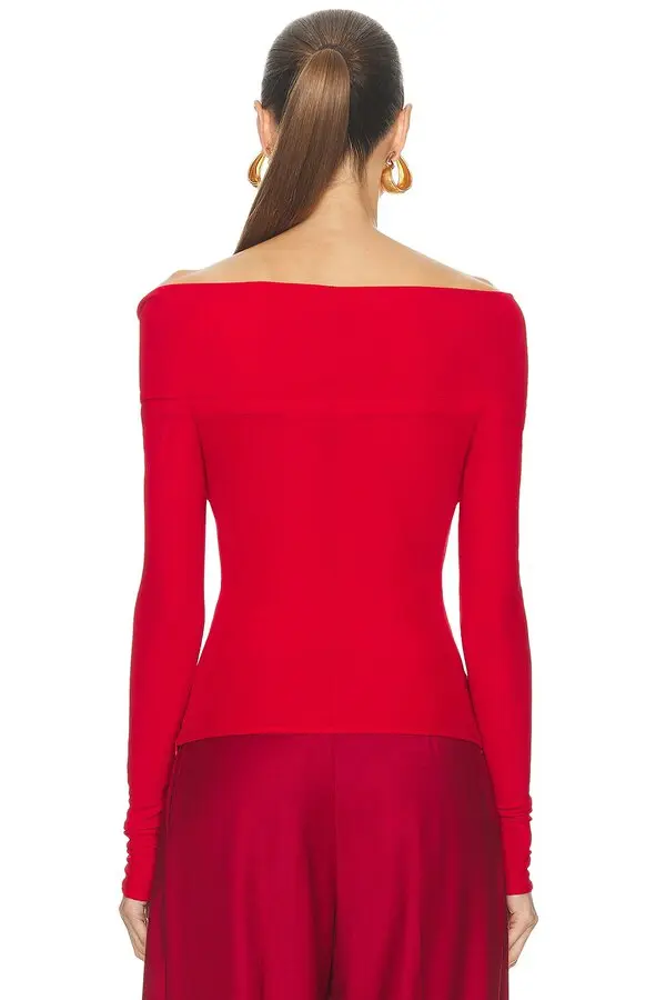 Blumarine Off Shoulder Top