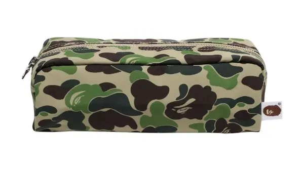 BAPE Abc Camo Flight Pouch - Green