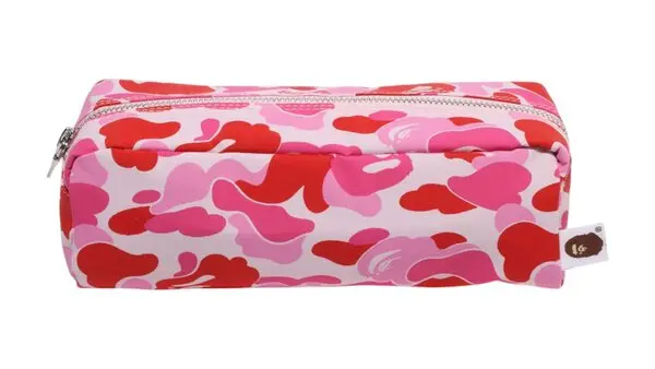 BAPE Abc Camo Flight Pouch - Pink