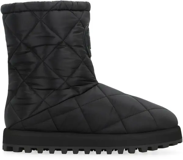 Dolce & Gabbana Quilted Nylon Boots