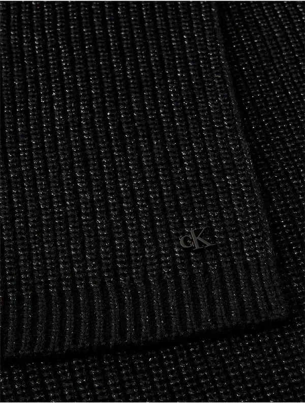 Calvin Klein Metallic Knit Scarf
