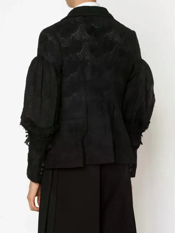 Comme Des Garçons Puff Sleeve Lace Jacket