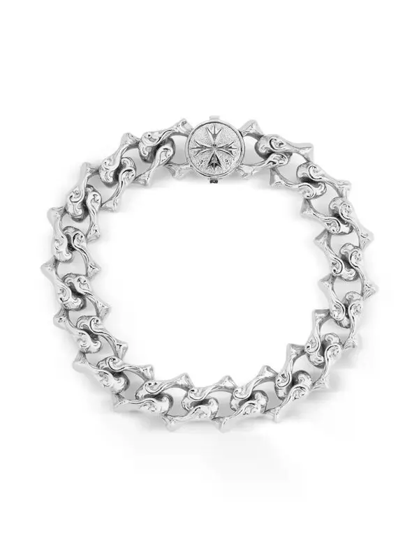Emanuele Bicocchi Sharp-chain Bracelet - Silver