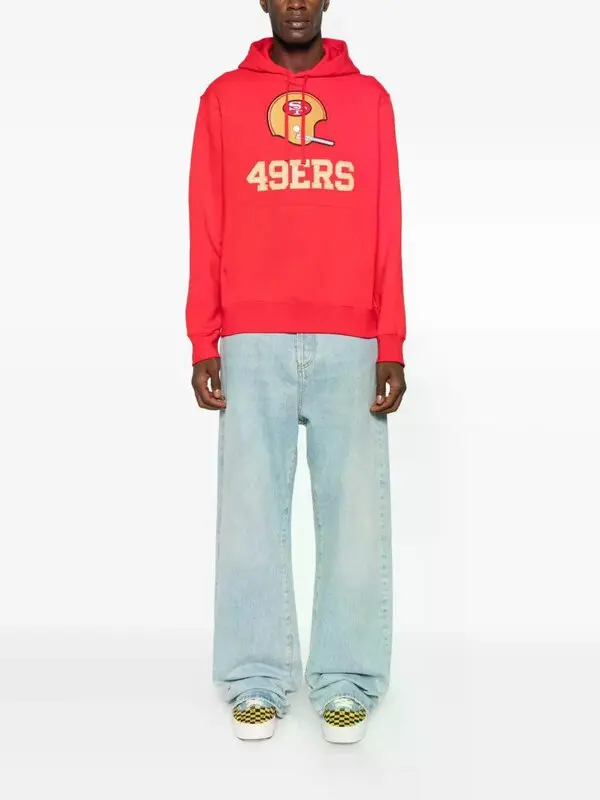 Nike X Nfl San Francisco 49ers Logo Hoodie - Red