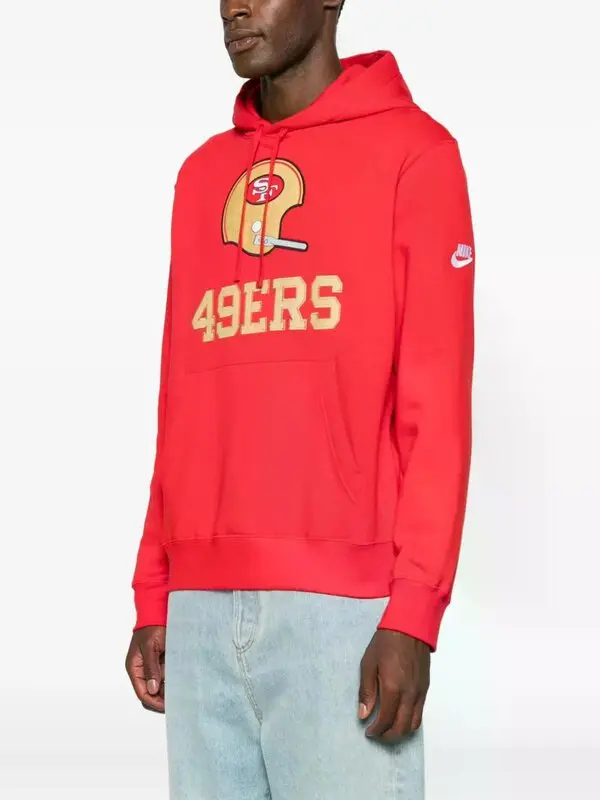 Nike X Nfl San Francisco 49ers Logo Hoodie - Red