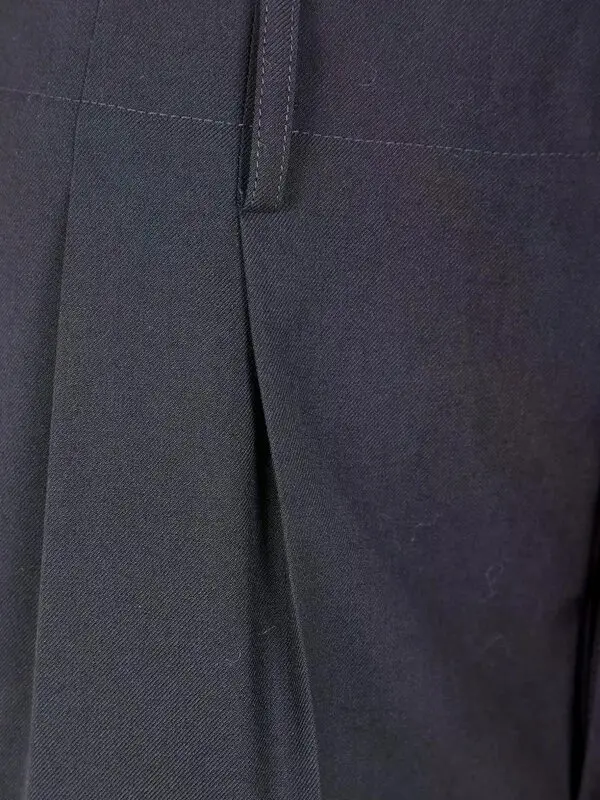 IBRIGU Pleated Trousers With Cuffed Hem