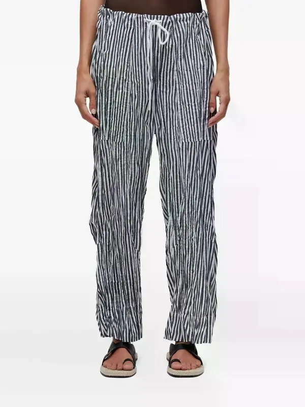 OSKLEN Striped Pleated Trousers