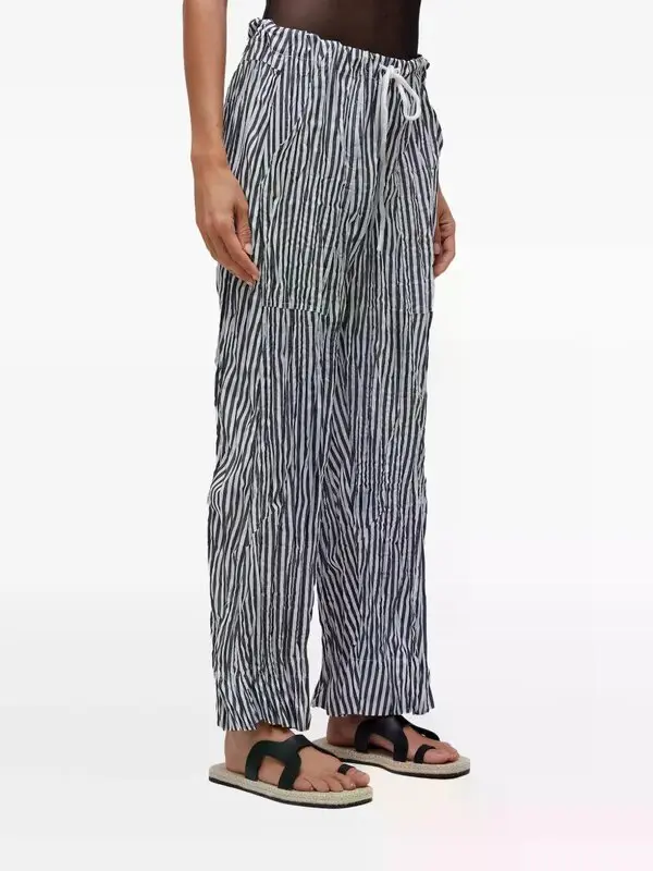 OSKLEN Striped Pleated Trousers