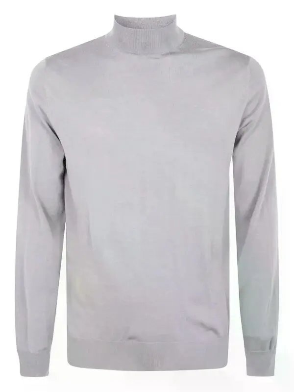 FILIPPO DE LAURENTIIS Roll-neck Long-sleeve Sweater - Grey