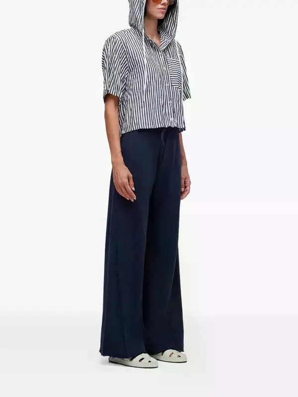 OSKLEN Frayed-hem Drawstring Trousers