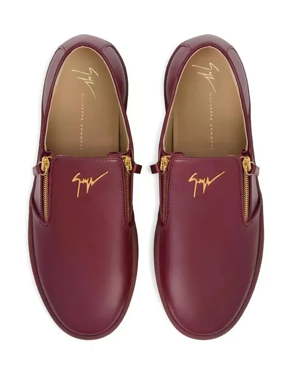 GIUSEPPE ZANOTTI Signature-detail Zipped Slip-ons