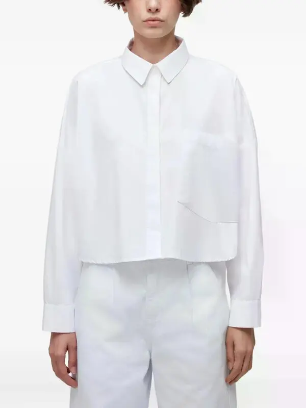 OSKLEN Long Sleeve Cropped Shirt