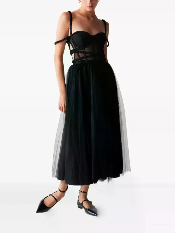 19:13 DRESSCODE Tulle Panelled Dress