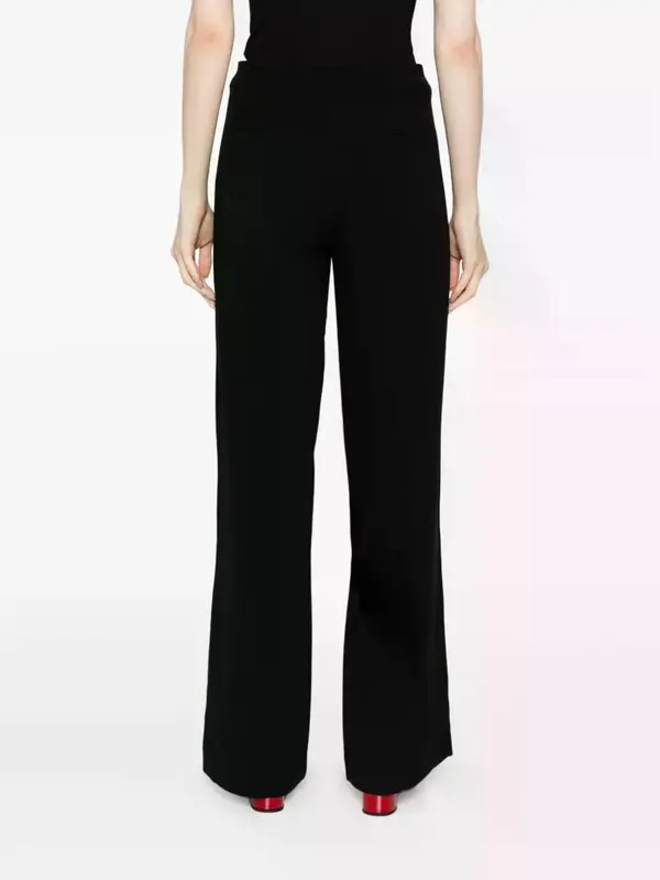 REFORMATION Vida Straight-leg Trousers - Black