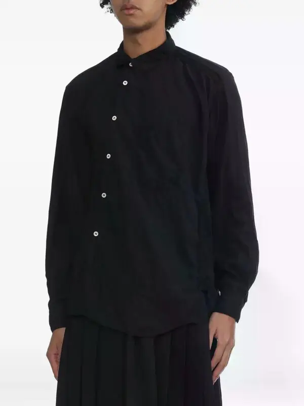 BLACK COMME DES GARÇONS Button Long-sleeve Shirt