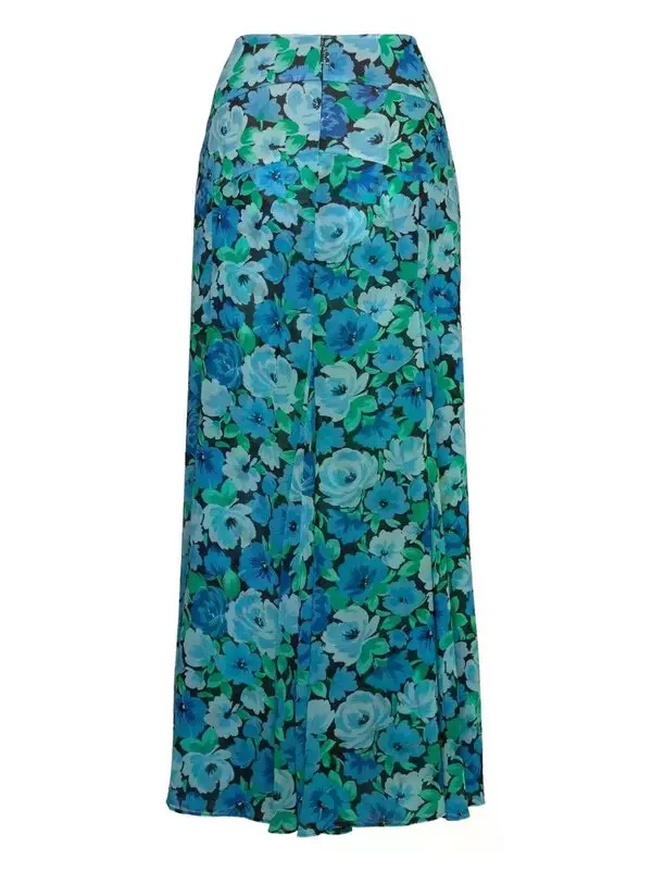 Remain Birger Christensen Floral Print Midi Skirt