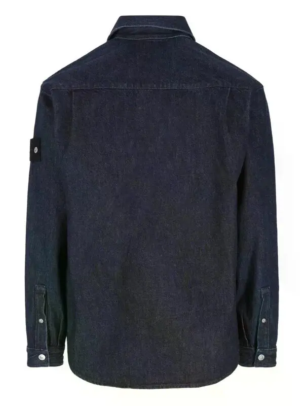 Stone Island Cotton Denim Shirt