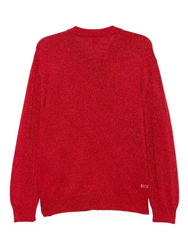 BODE Lame Hearts Cardigan