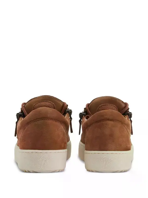 GIUSEPPE ZANOTTI Frankie Signature-detail Sneakers - Brown