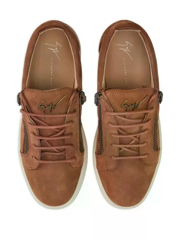 GIUSEPPE ZANOTTI Frankie Signature-detail Sneakers - Brown