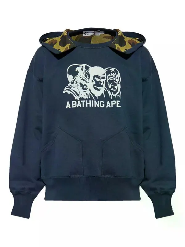 A BATHING APE® Double Face Cotton Hoodie