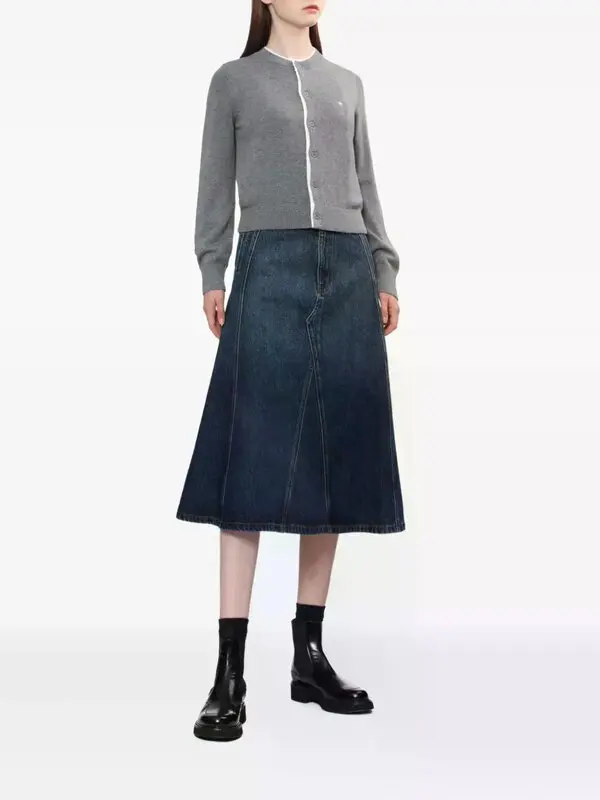 A BATHING APE Panelled A-line Skirt